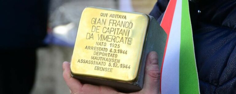 A Lissone posate le pietre d’inciampo per Franco De Capitani da ...