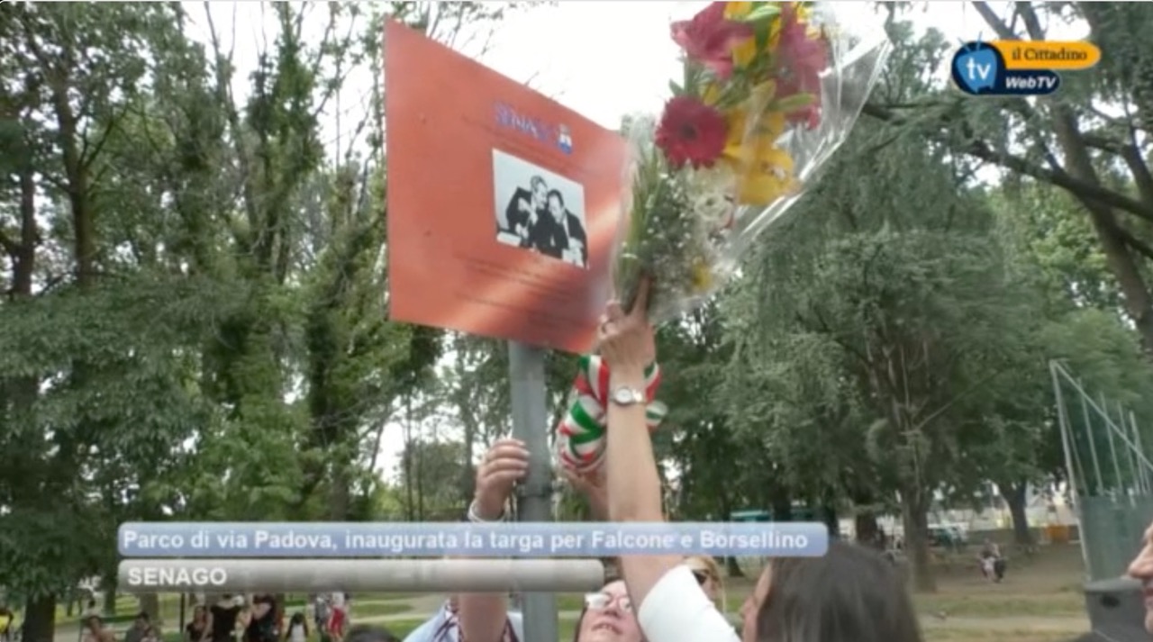 Senago: inaugurata la targa per Falcone e Borsellino - Il Cittadino di ...